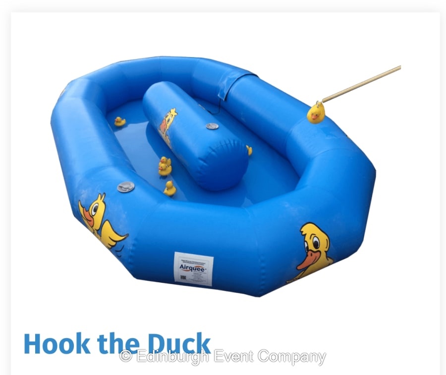 Hire hook-a duck game Edinburgh