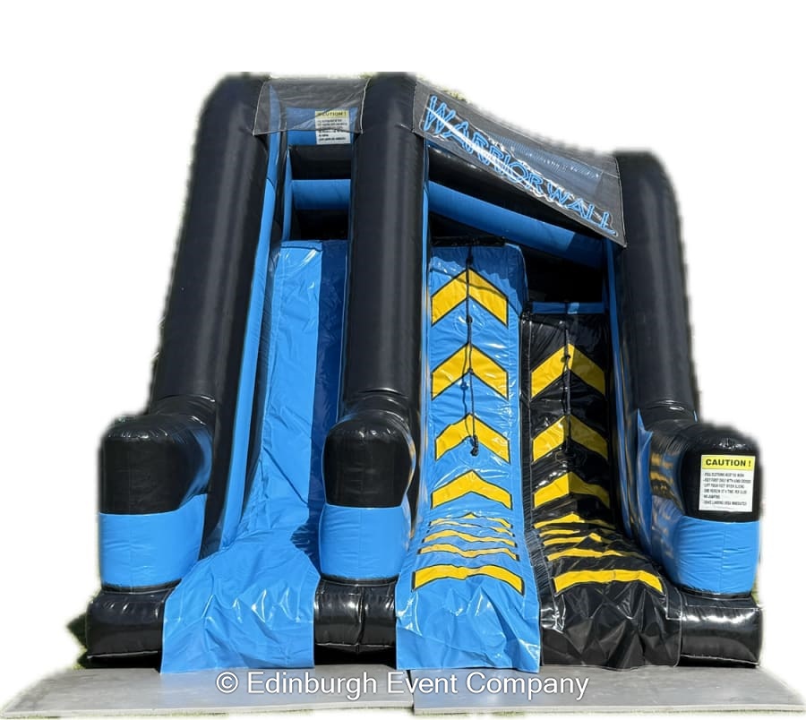 Inflatable ninja wall