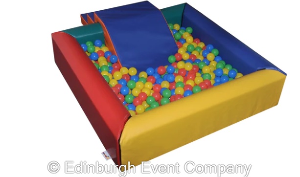 Ball pool with slide hire package offer Edinburgh Event
