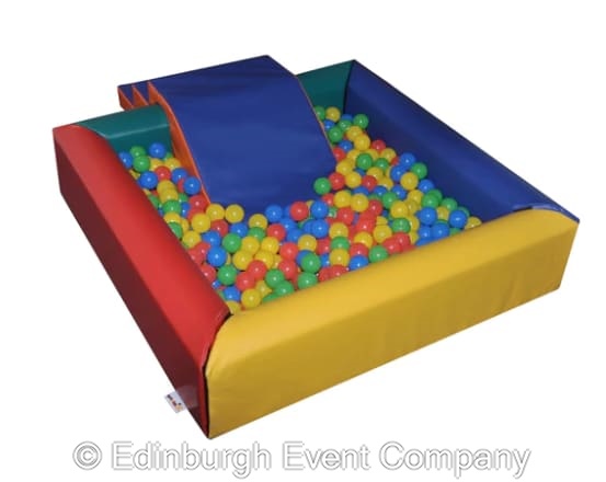 Ball pool with slide hire package offer Edinburgh Event